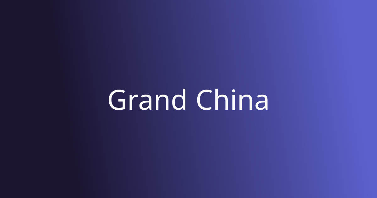 Best Chinese in Middleton, WI | Grand China | Menu